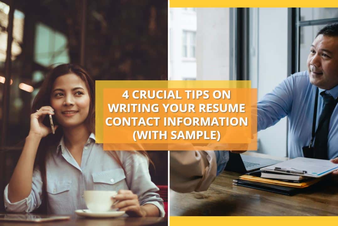 4 Important Tips on Writing Your Resume Contact Information (With Sample)
